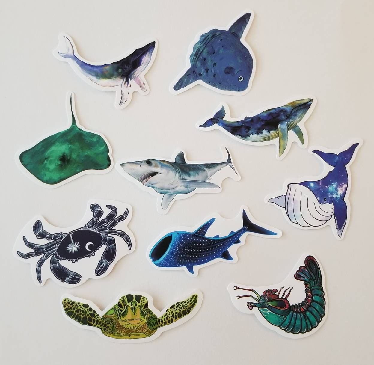 Ocean Animal Stickers 10 Pack - Etsy