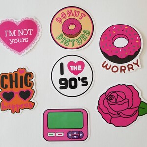 Cute Retro Stickers 10 Pack - Etsy