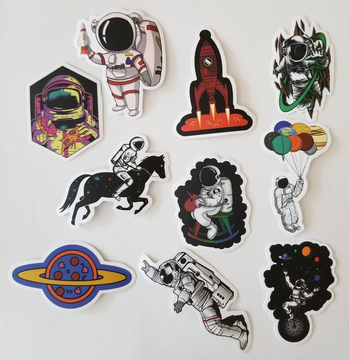 Space Stickers Pack of 10 - Etsy
