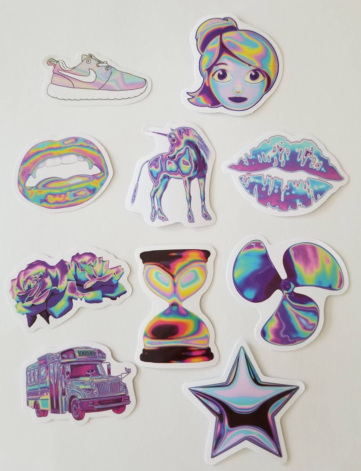 Colorful Aesthetic Stickers 10 Pack - Etsy