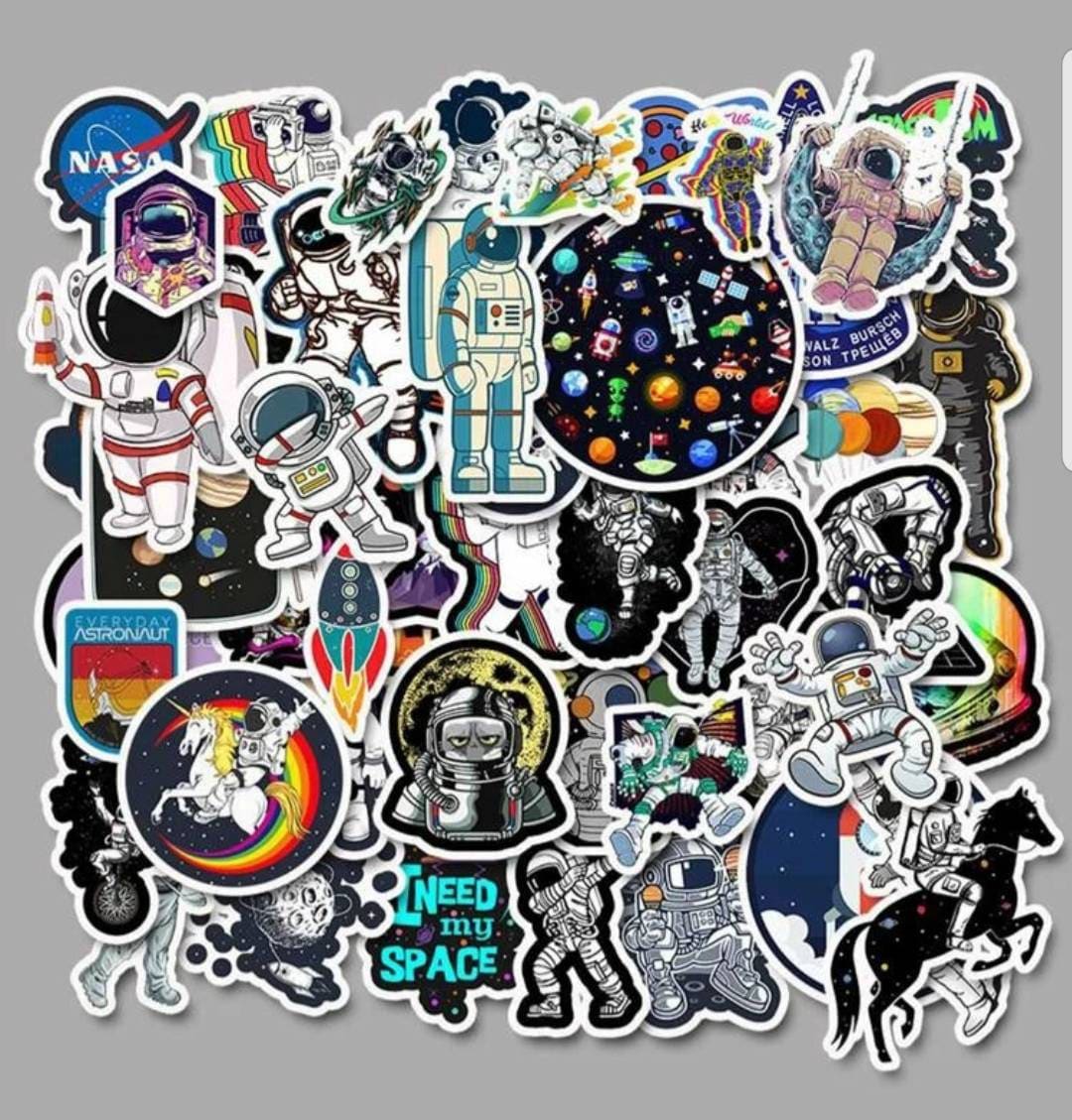 Space Stickers Pack of 10 - Etsy