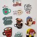 Coffee Stickers 10 Pack - Etsy