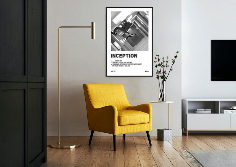 Inception Movie Poster | Minimalist Movie Poster | Christopher Nolan ...