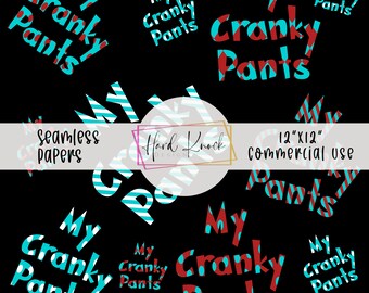 Wearing My Cranky Pants Vertical SVG Pant Leg SVG Design - Etsy
