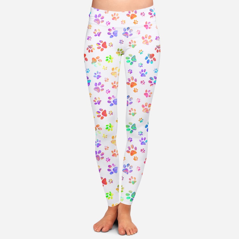 COLORFUL PAW PRINTS 2 for 1 - Etsy