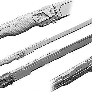 Ghostrunner Helmet and Sword 3d Models for Print - Etsy