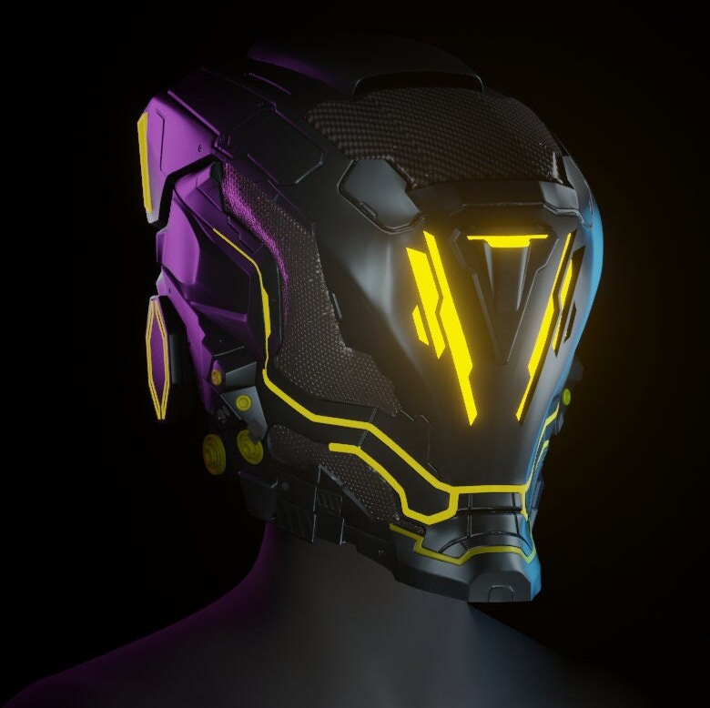 Ghostrunner ONLY Helmet 3d-model for Print - Etsy UK