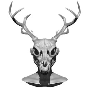 Wendigo Skull Base 3d-model for Print - Etsy