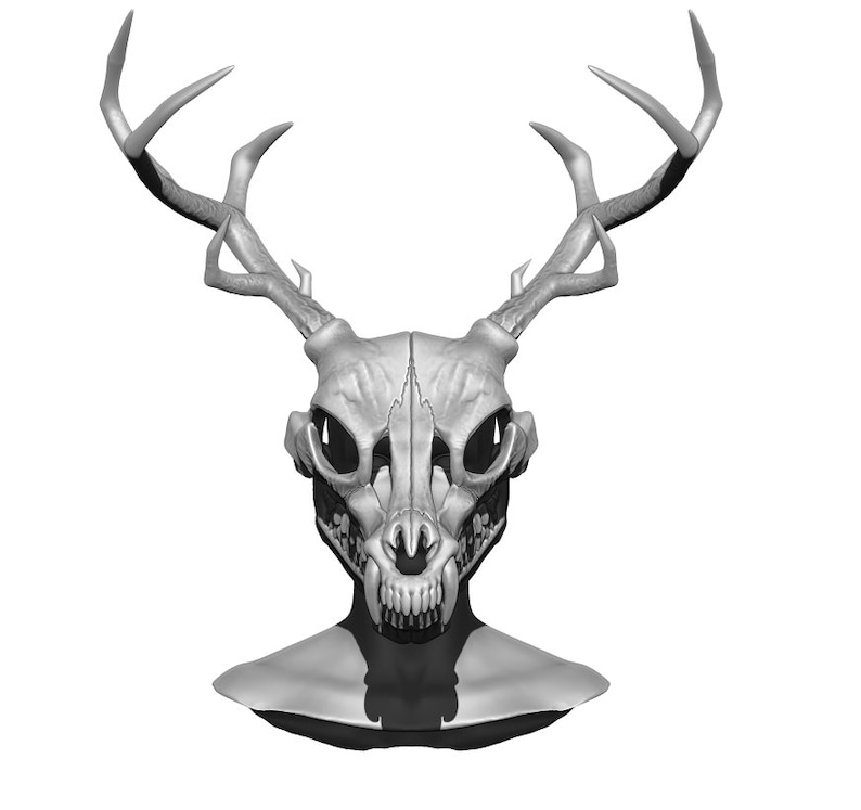 Wendigo Skull Base 3d-model for Print - Etsy UK