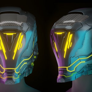 Ghostrunner ONLY Helmet 3d Model for Print - Etsy