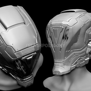 Ghostrunner Helmet and Sword 3d Models for Print - Etsy