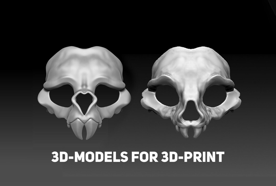 Bat Skull Mask 3d-models for 3d-print (Instant Download) - Etsy
