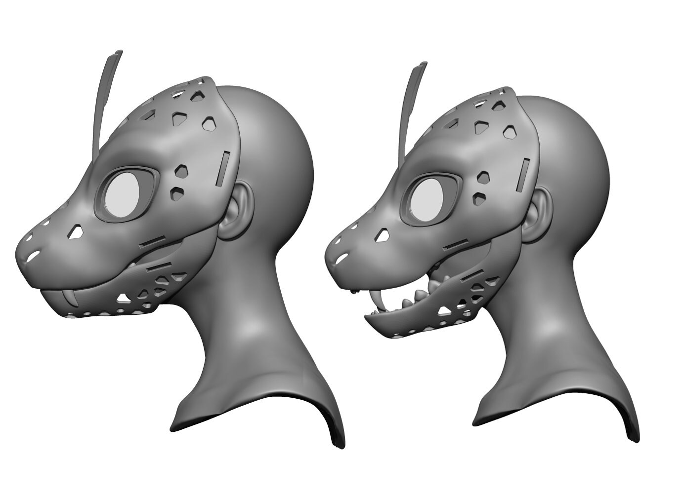 Tiger Bee 3d-model of Headbase for Print - Etsy