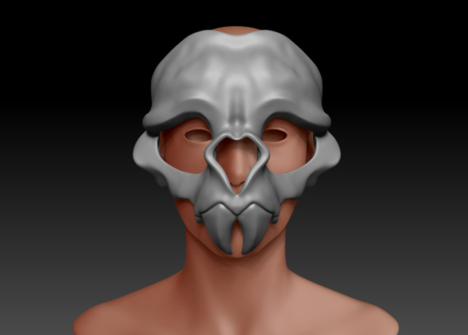 Bat Skull Mask 3d-models for 3d-print - Etsy