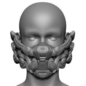 NX-7 Mech Mask Printable STL - Etsy