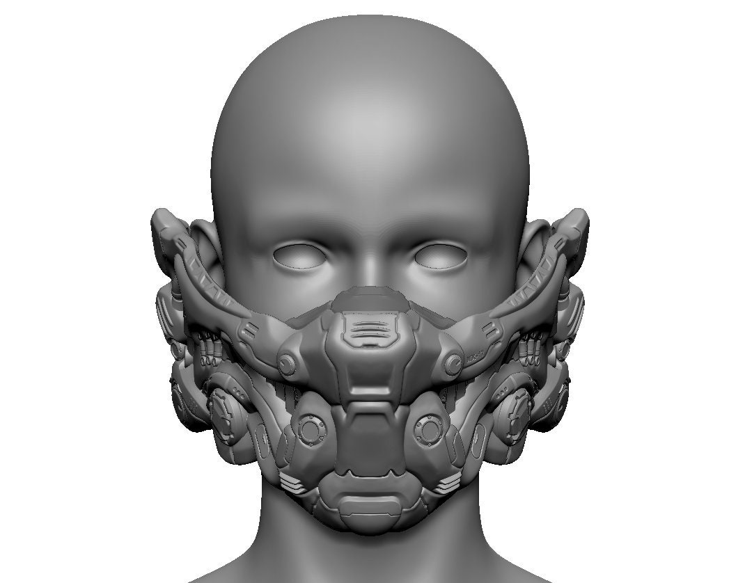 NX-7 Mech Mask Printable STL - Etsy