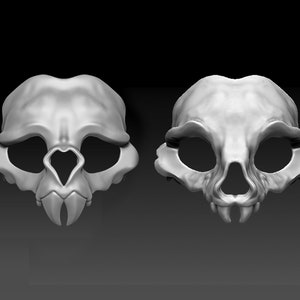 Bat Skull Mask 3d-models for 3d-print (Instant Download) - Etsy
