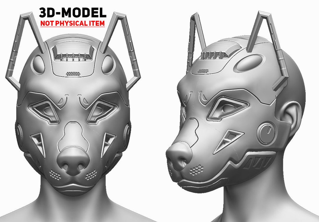 Cyberdog Helmet 3d Model for Print - Etsy