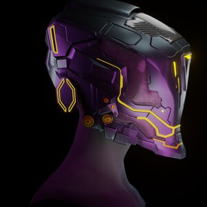 Ghostrunner ONLY Helmet 3d Model for Print - Etsy