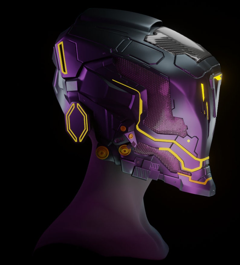 Ghostrunner ONLY Helmet 3d-model for Print - Etsy