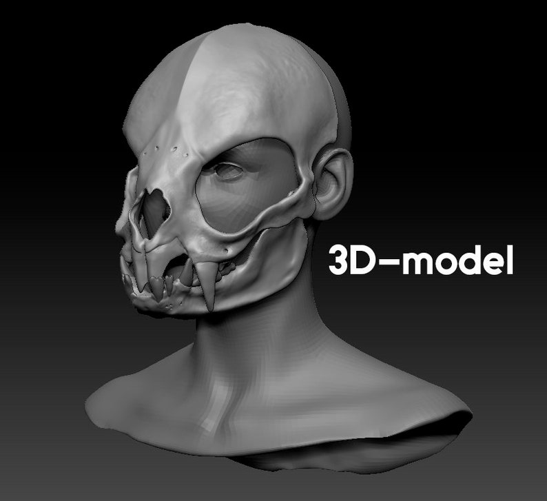Bat Skull Base 3d-model for Print - Etsy