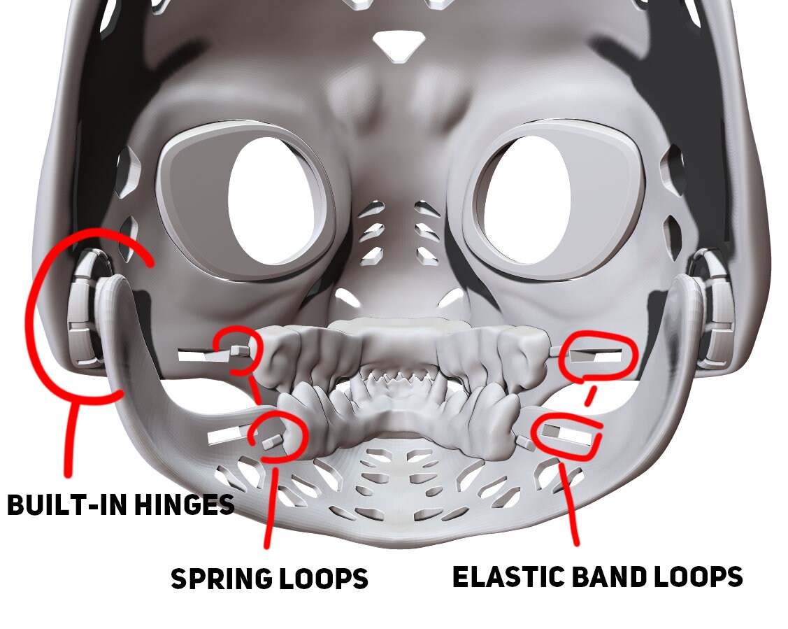 Tiger Bee 3d-model of Headbase for Print - Etsy