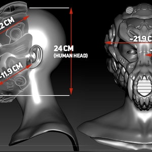Bionic Skulldog 3d-model for 3d Print cyberskull - Etsy