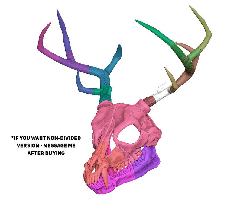 Wendigo Skull Base 3d-model for Print - Etsy UK