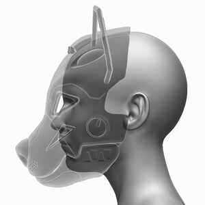 Cyberdog Helmet 3d Model for Print - Etsy