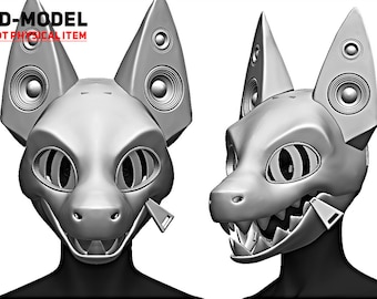 DOWNLOAD 3D Print STL File Fursuit Furry Scalie Cosplay Dragon Head ...