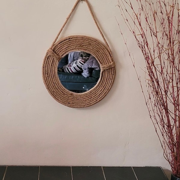 Rope Mirror - Etsy
