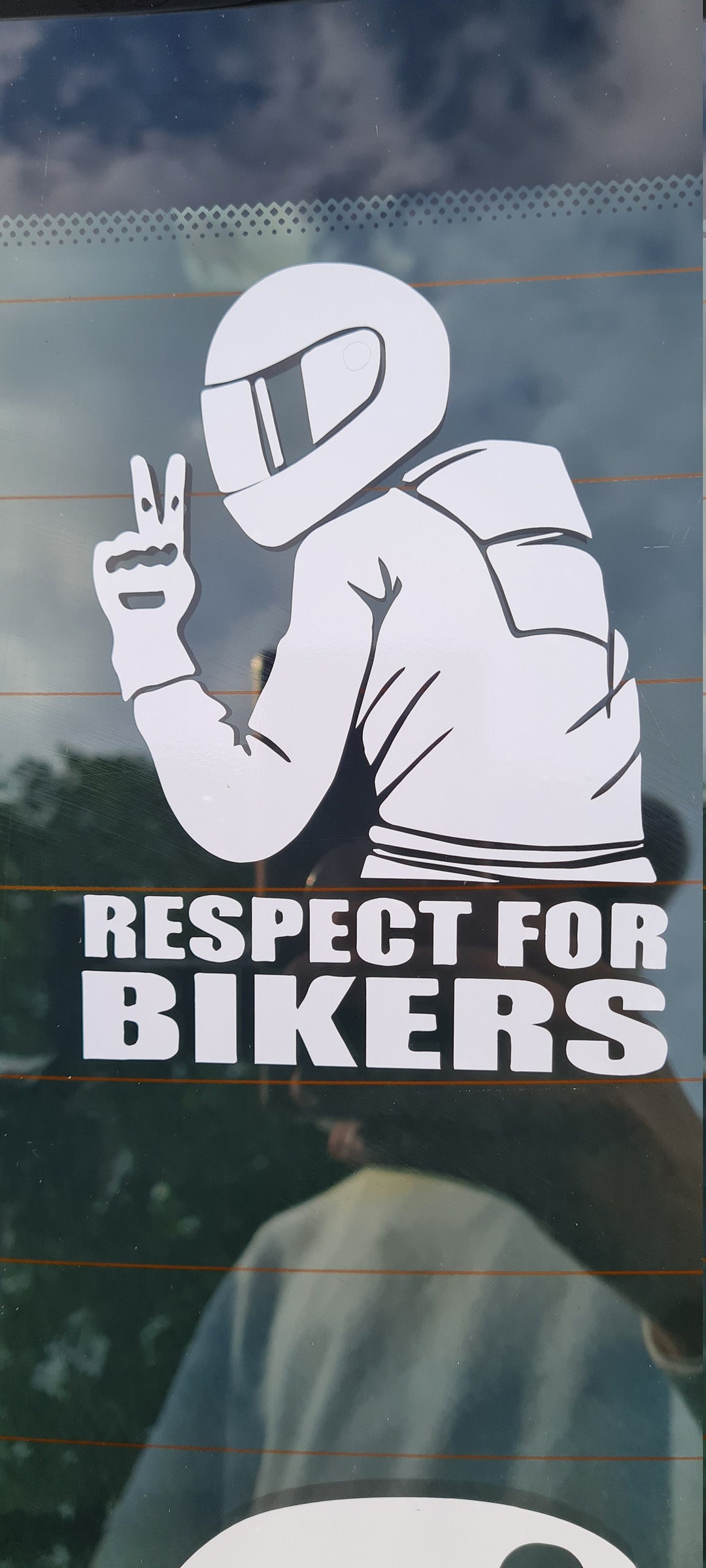 Stickers / Stickers / Car Stickers respect for Bikers - Etsy