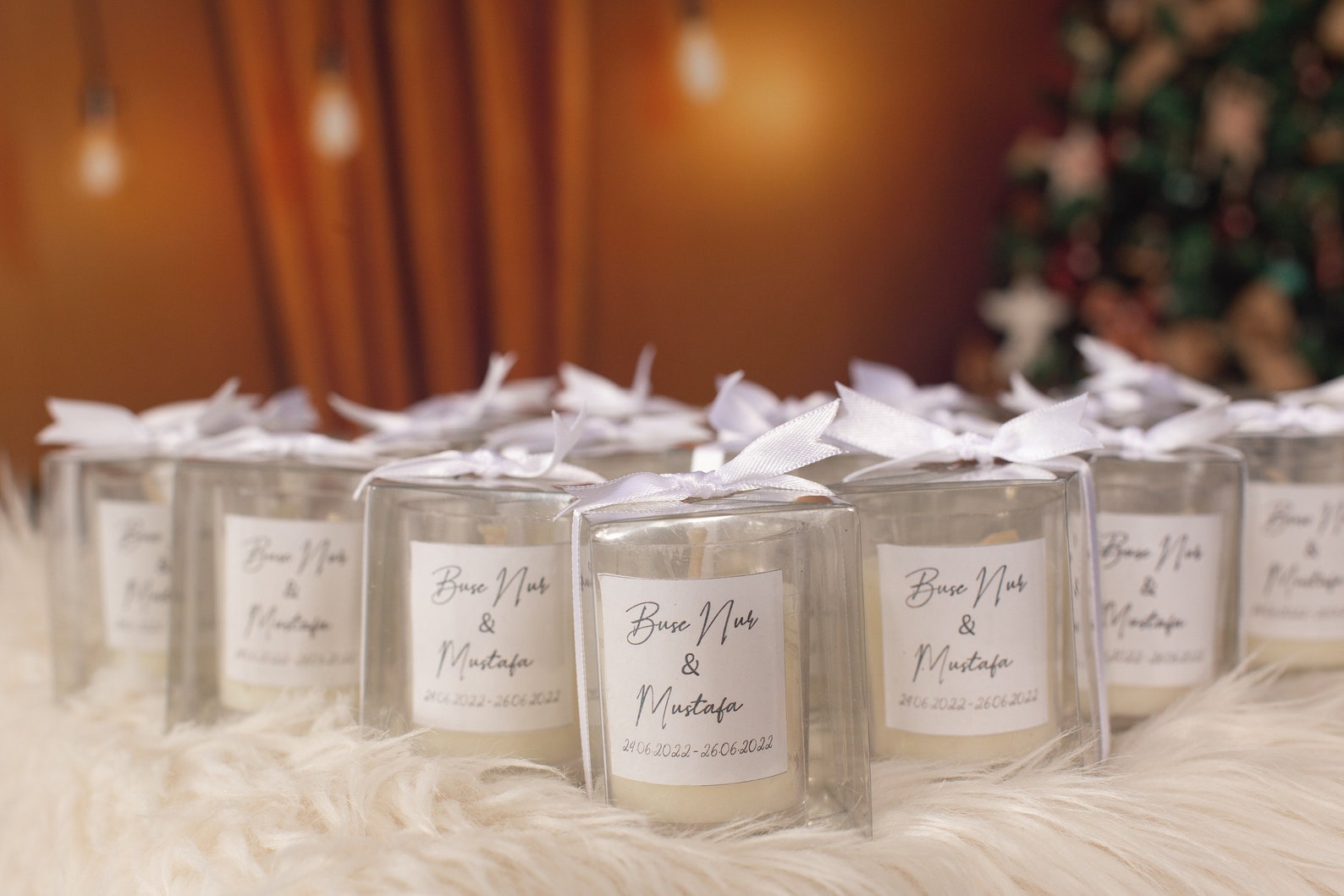 Personalised Candle Wedding Favor for Guests Unique Fancy - Etsy