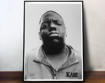 Notorious Big Drawing - Etsy