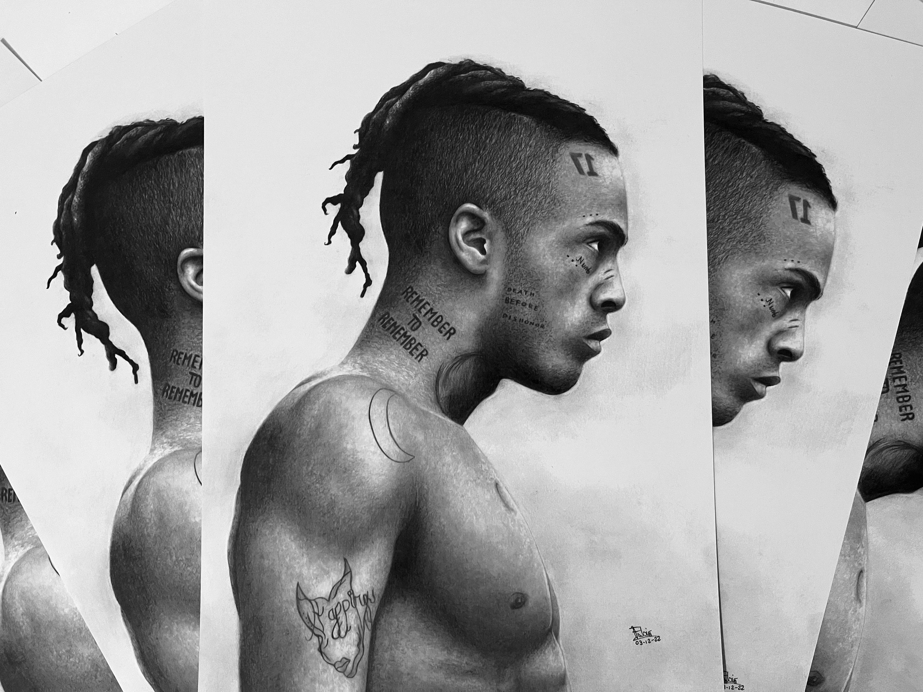 Xxxtentacion Drawing Prints - Etsy