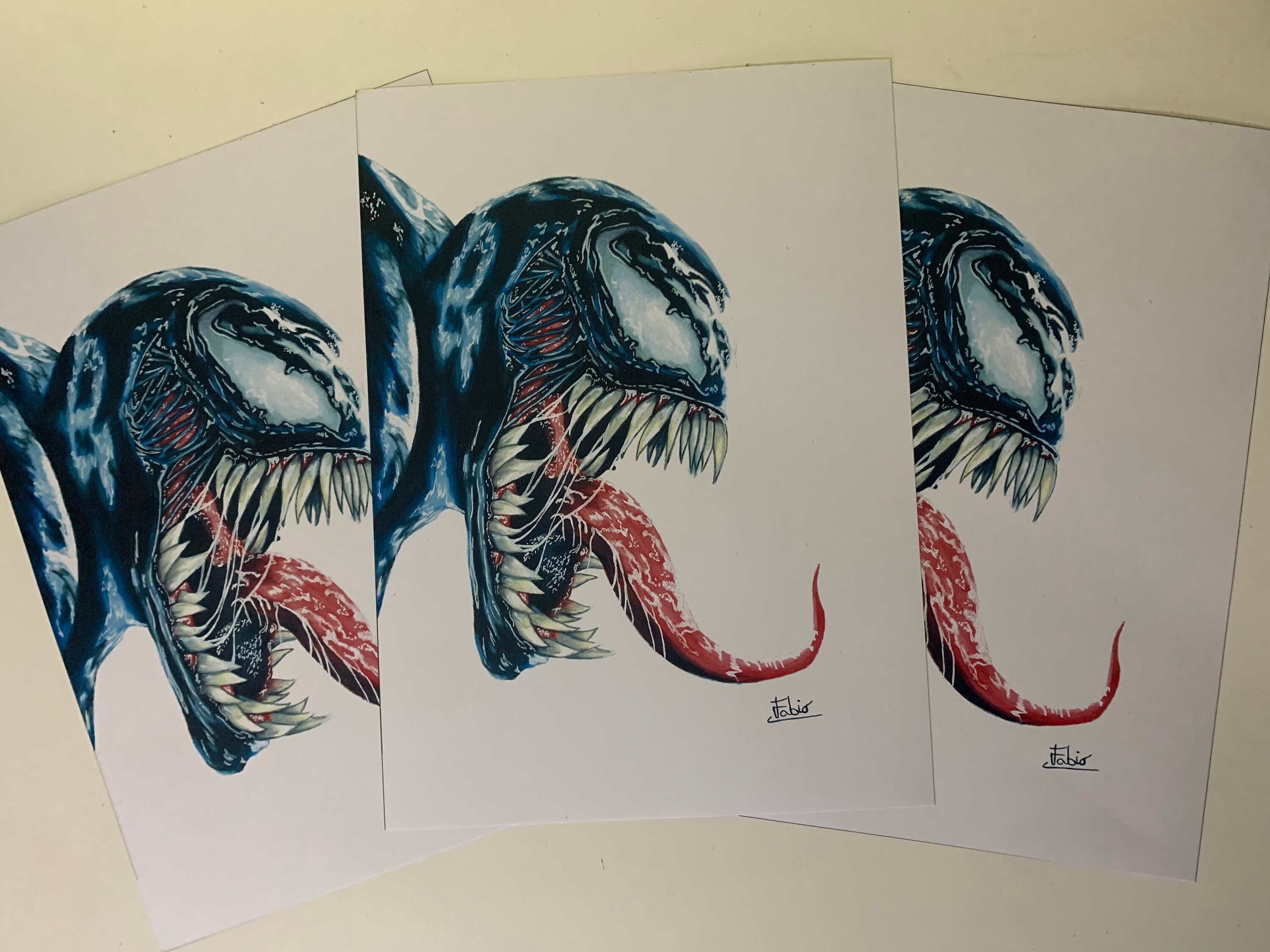 Venom Drawing Prints - Etsy