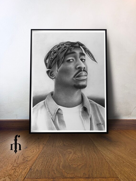 2pac Drawing Prints | Etsy