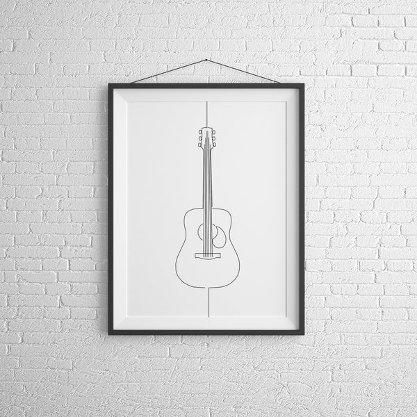 Abstract Guitar Art - Etsy