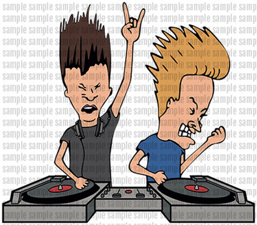DJ Beavis and Butt-head - DTG - Transfer Download - Etsy