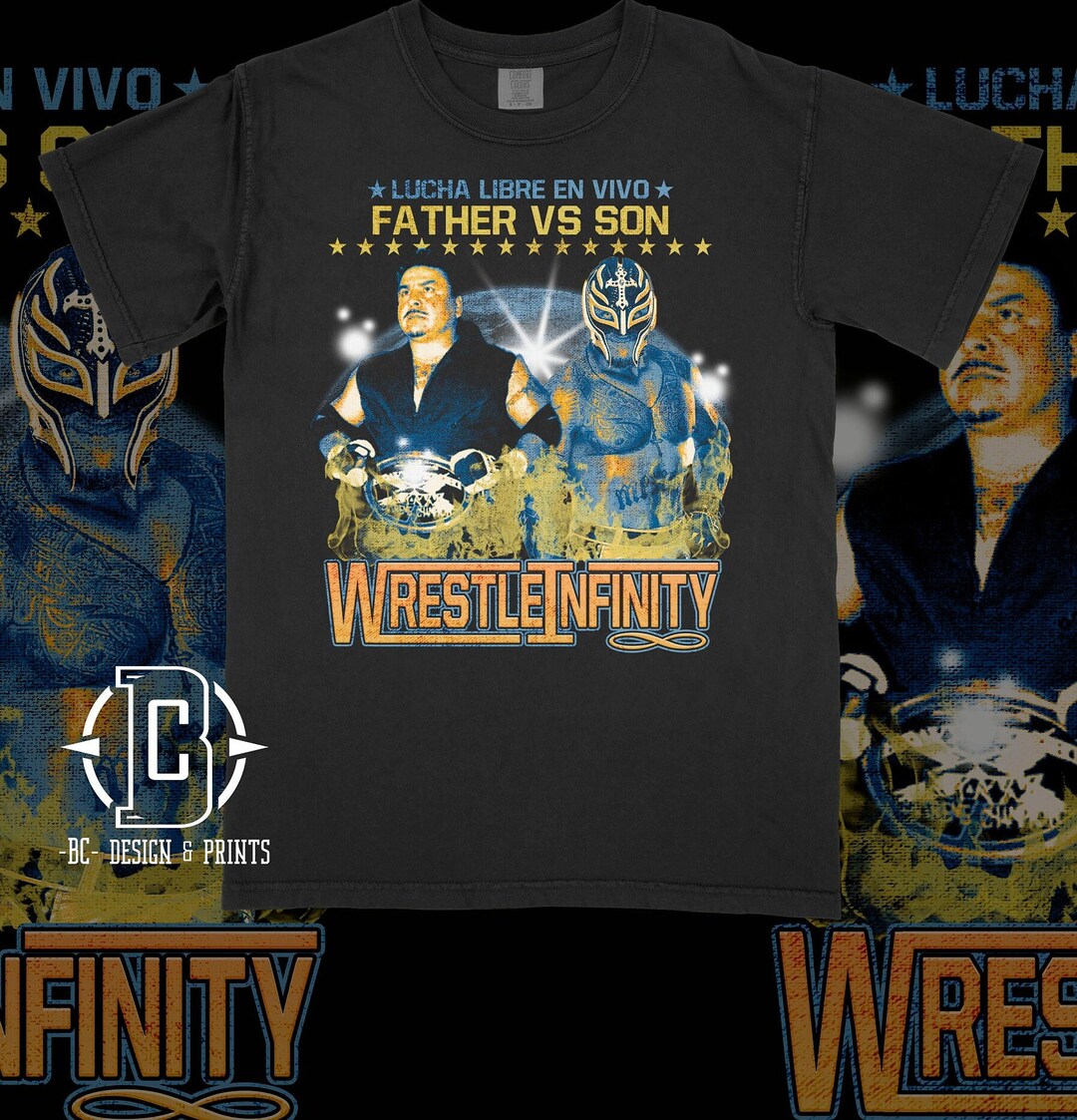 Run the Ropes Clothing Wrestle Infinity Father V Son - Etsy