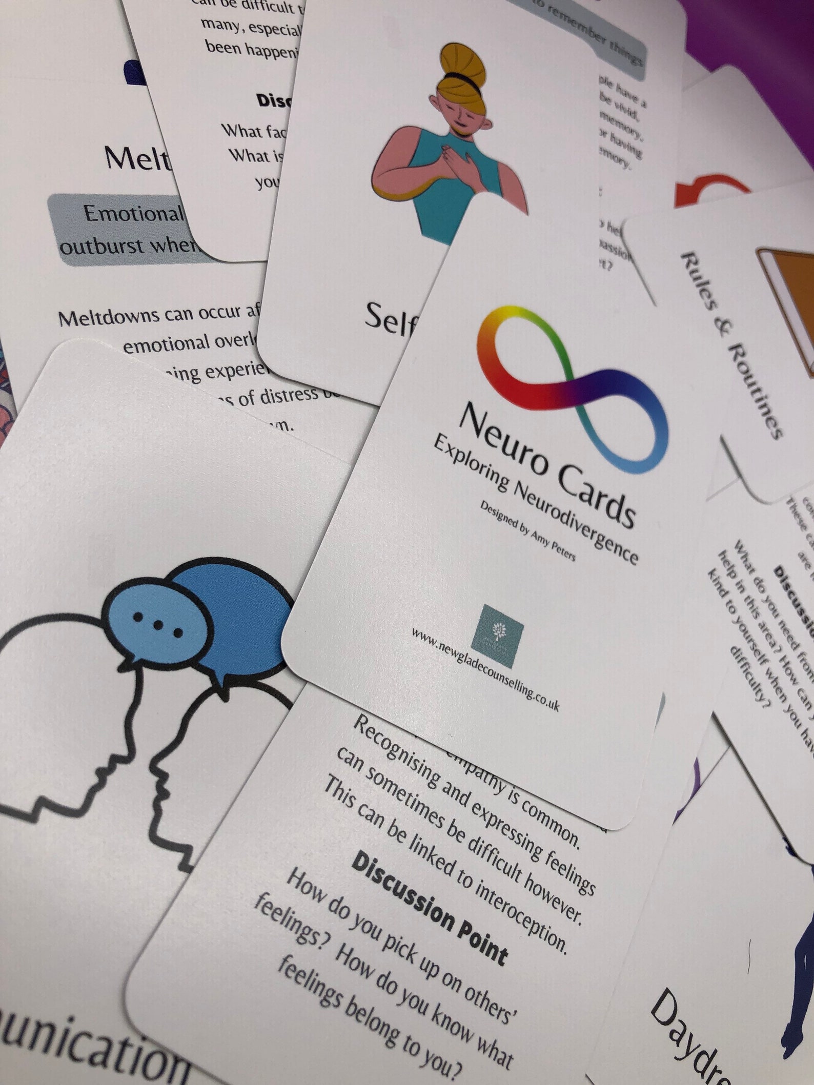 Neuro Cards - Therapy Cards for Exploring Neurodivergence. Reflection ...