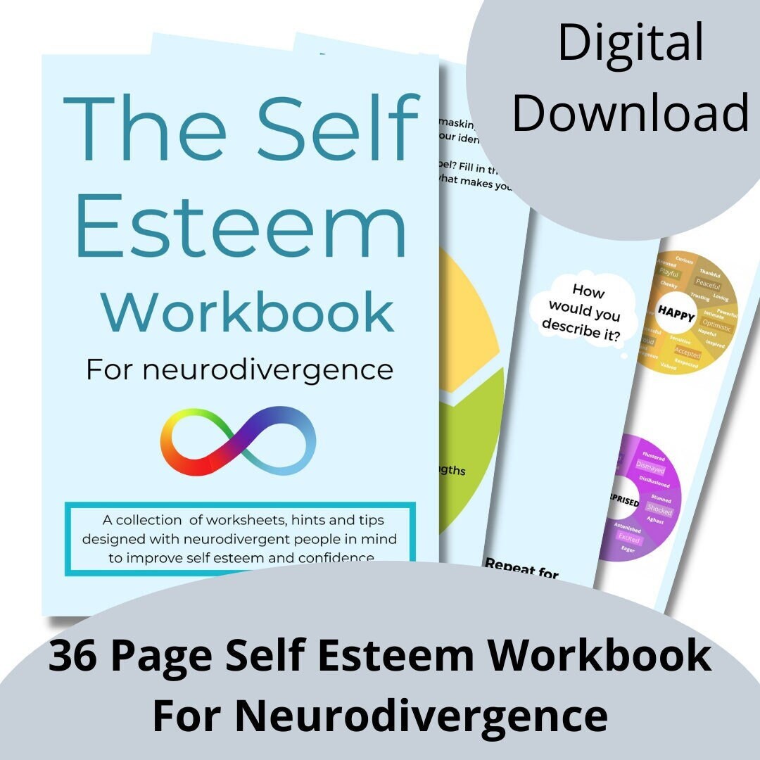 Self Esteem Workbook for Neurodivergence Digital Download - Etsy