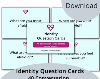 Teen Therapy Conversation Question Cards Icebreaker Topics - Etsy