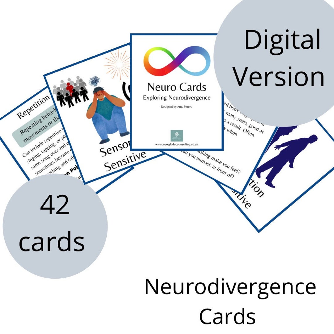 Neurodivergence Therapy Cards: Reflective Discussion Tool (digital PDF ...