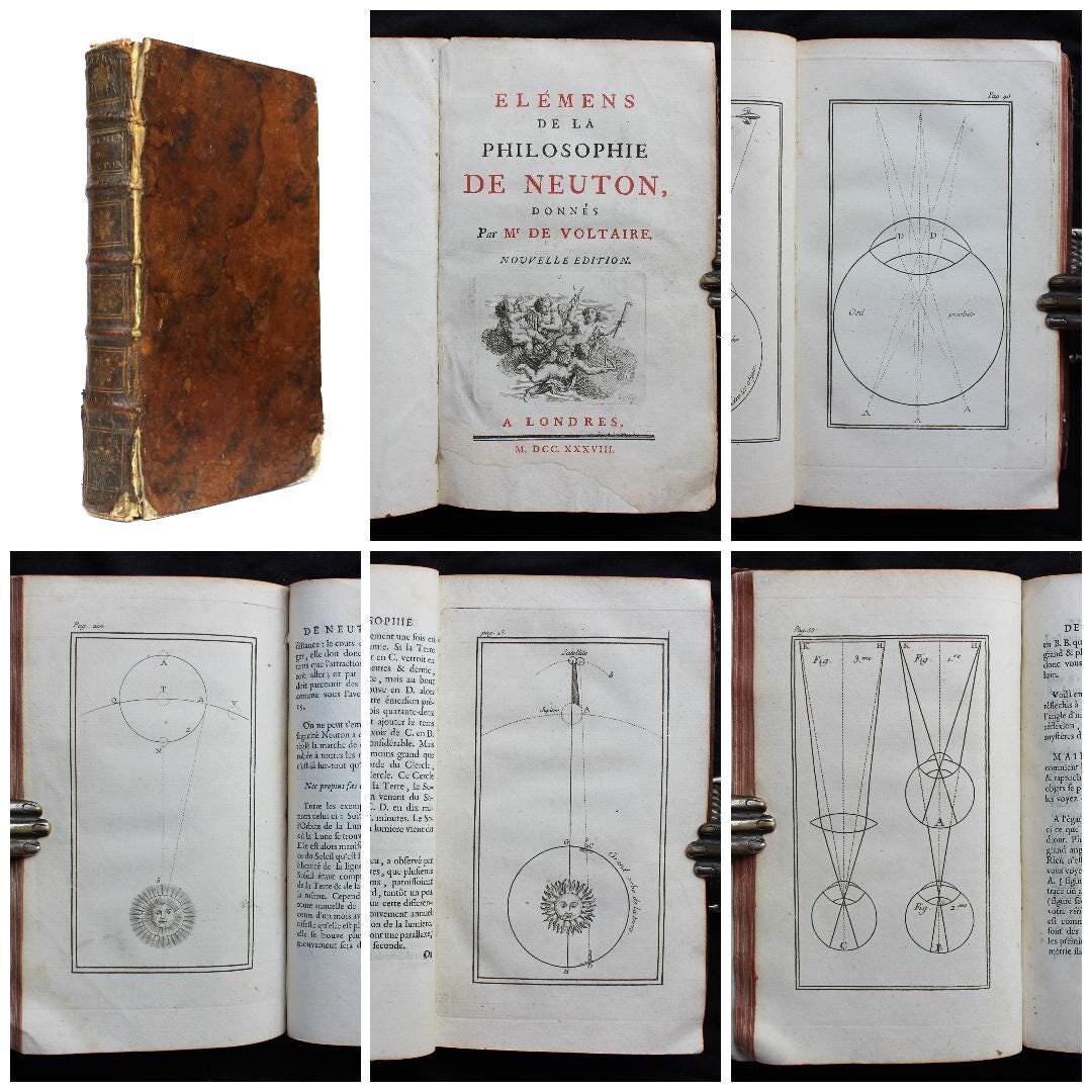 1738 Newton | Voltaire’s Elements of Newtonian Physics | Gravity ...
