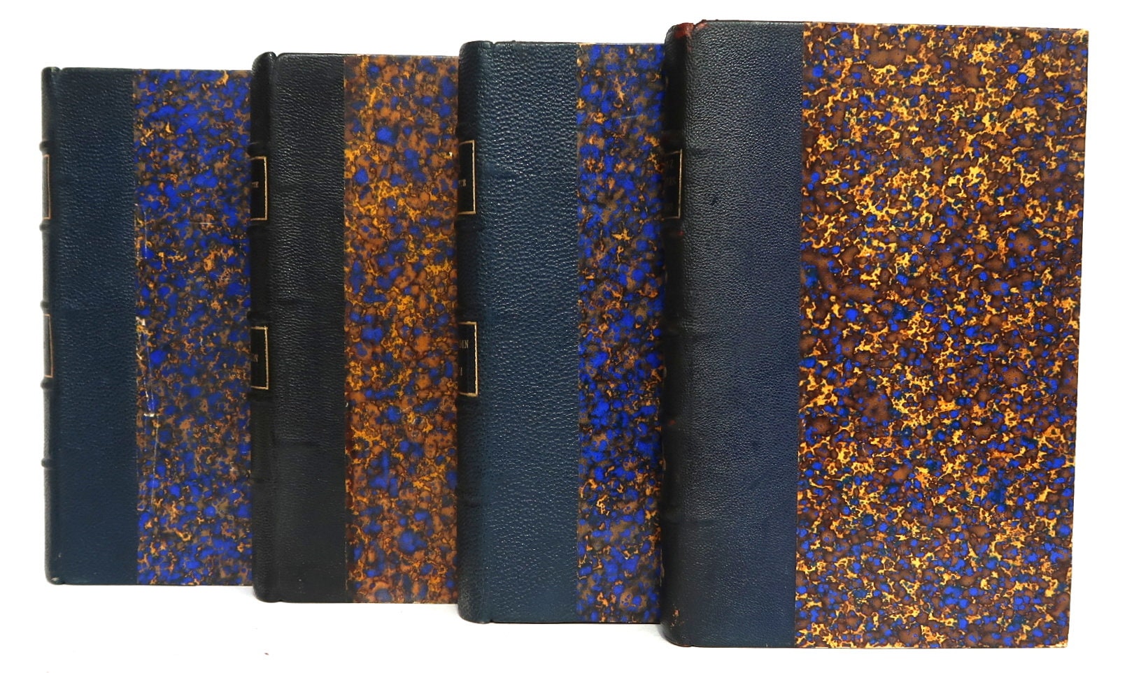 1900-1909 Decorative Set of French Antique Books Decorative - Etsy