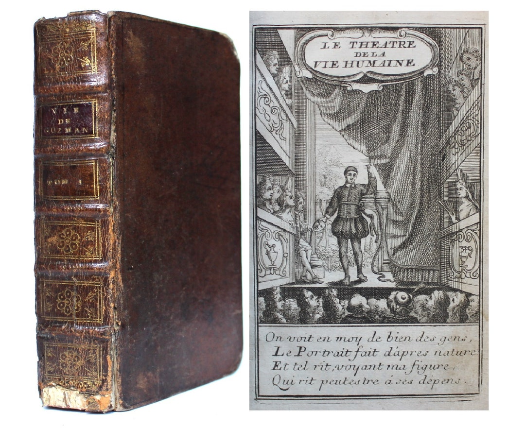 1733 Guzman De Alfarache Spanish Picaresque Novel Mateo Aleman ...
