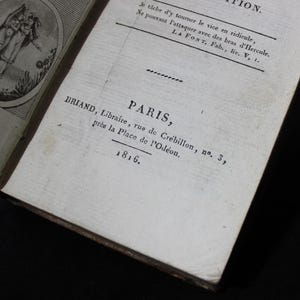 Antique 19th Century French Book | Decorative Leather Binding | Gilt ...