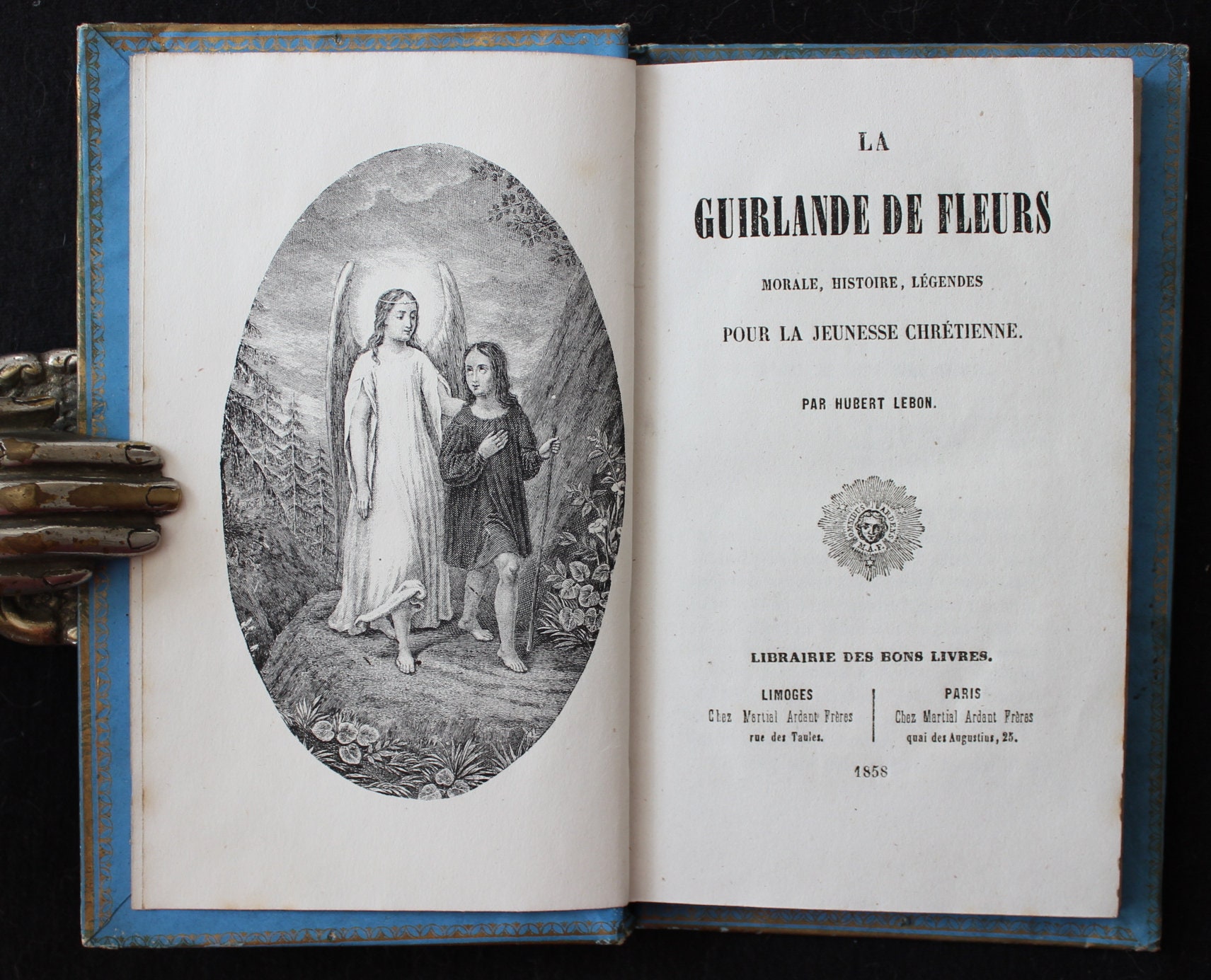 1858 the Garland of Flowers: Morality, History & Legends for Christian ...