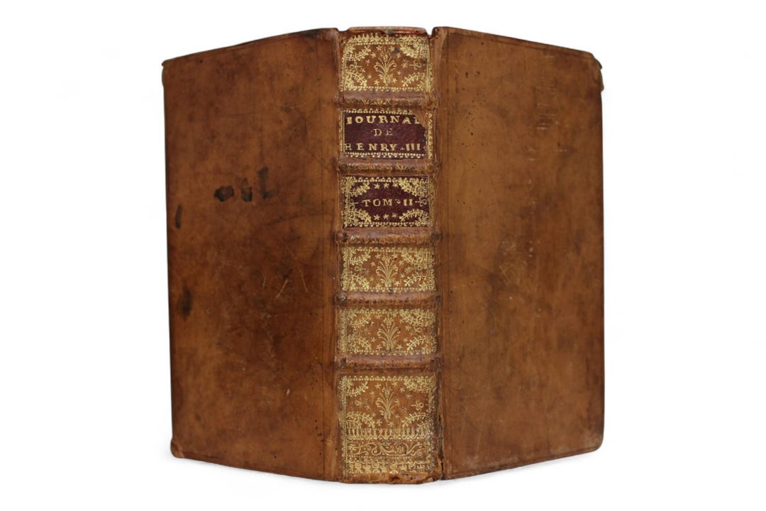 1720 Antique French History Book – King Henry III, Tome 2 - Etsy